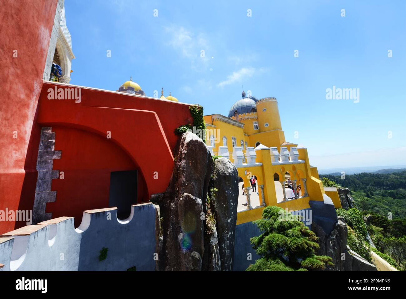 The beautiful Pena palace in Sintra, Portugal Stock Photo - Alamy