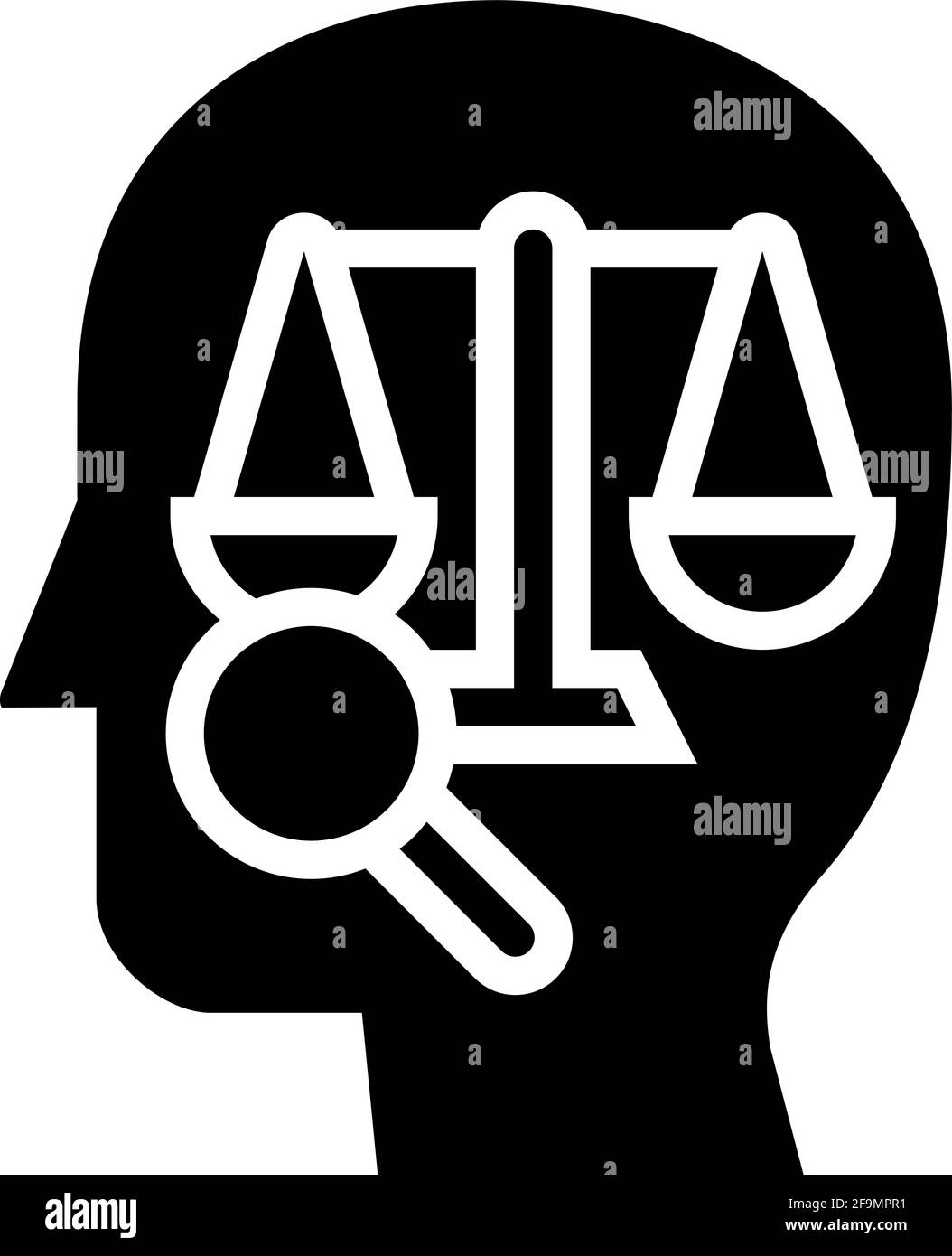 right law dictionary glyph icon vector illustration Stock Vector Image ...