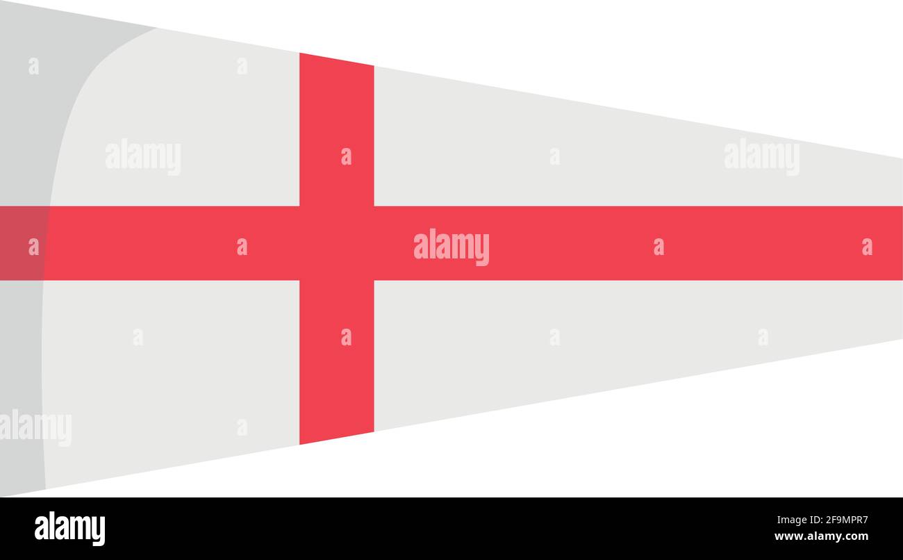 Maritime flag to represent the number Eight isolated on white ...