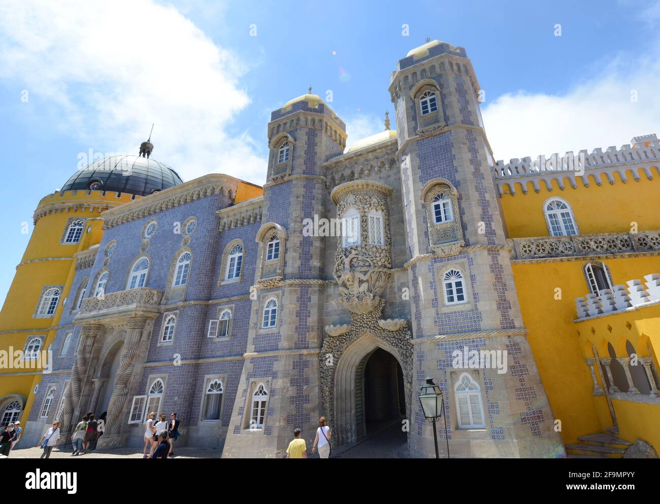 The beautiful Pena palace in Sintra, Portugal Stock Photo - Alamy