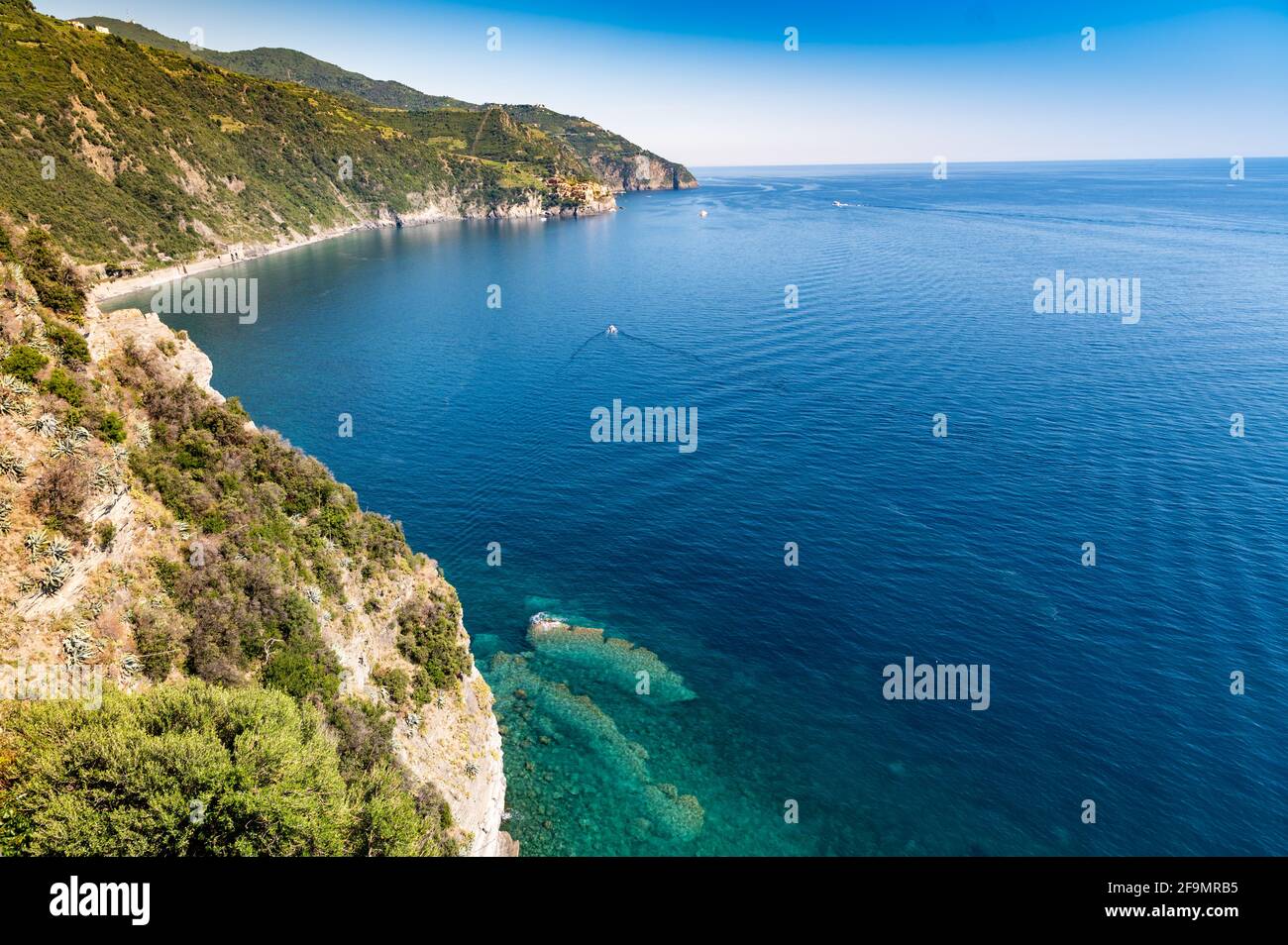 Corniglia, Liguria, Italy. June 2021. Amazing maritime landscape of the ...