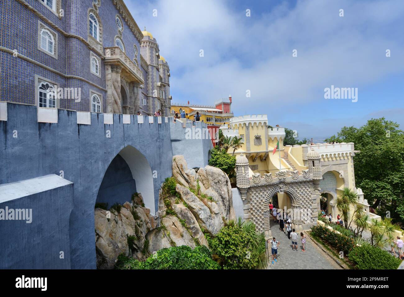 The beautiful Pena palace in Sintra, Portugal Stock Photo - Alamy