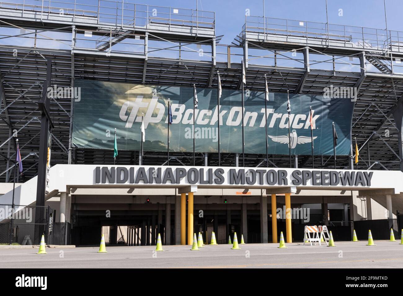 Indianapolis - Circa April 2021: Indianapolis Motor Speedway Gate Two ...