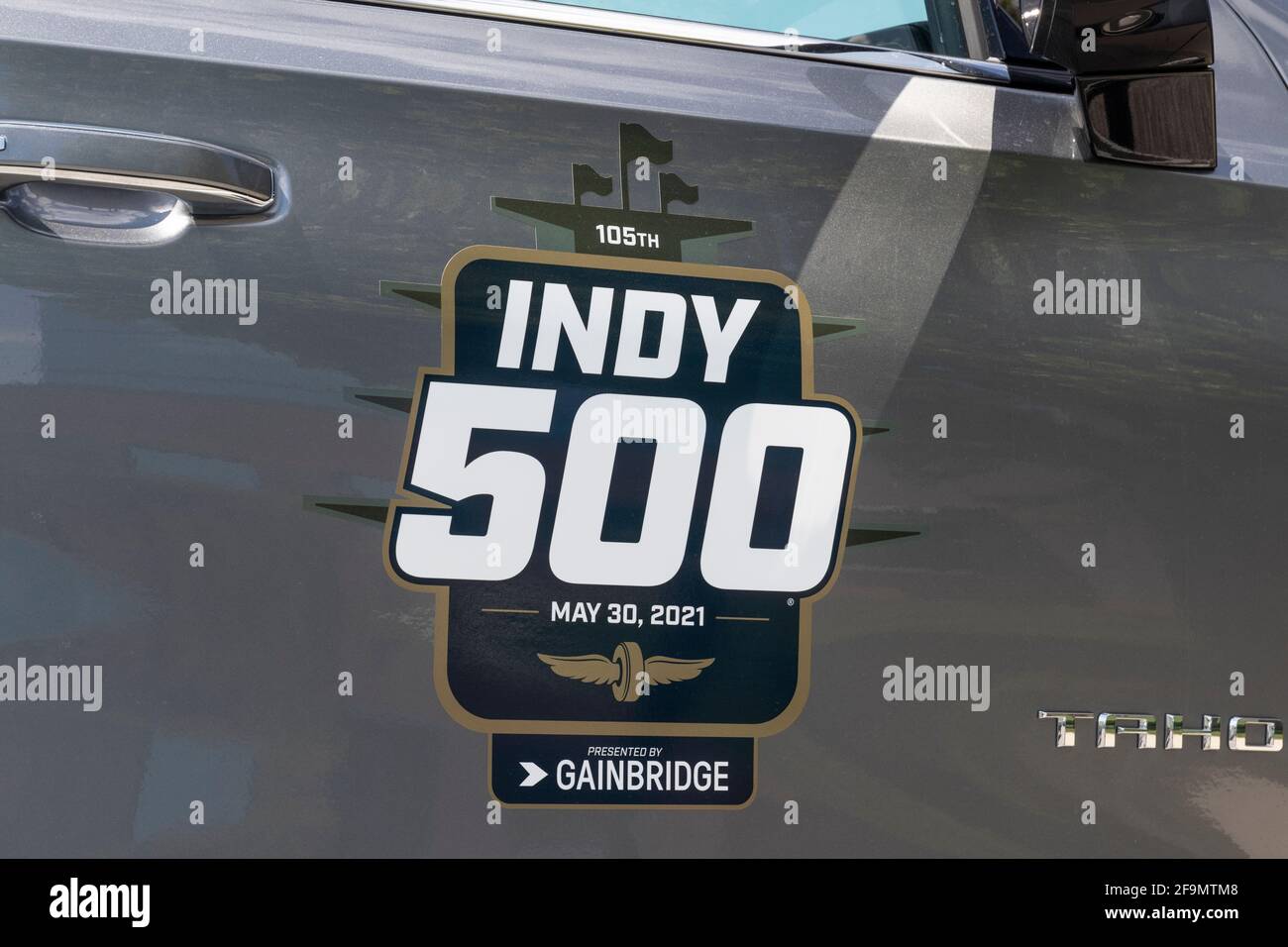 Indianapolis - Circa April 2021: Special logo commemorating the ...