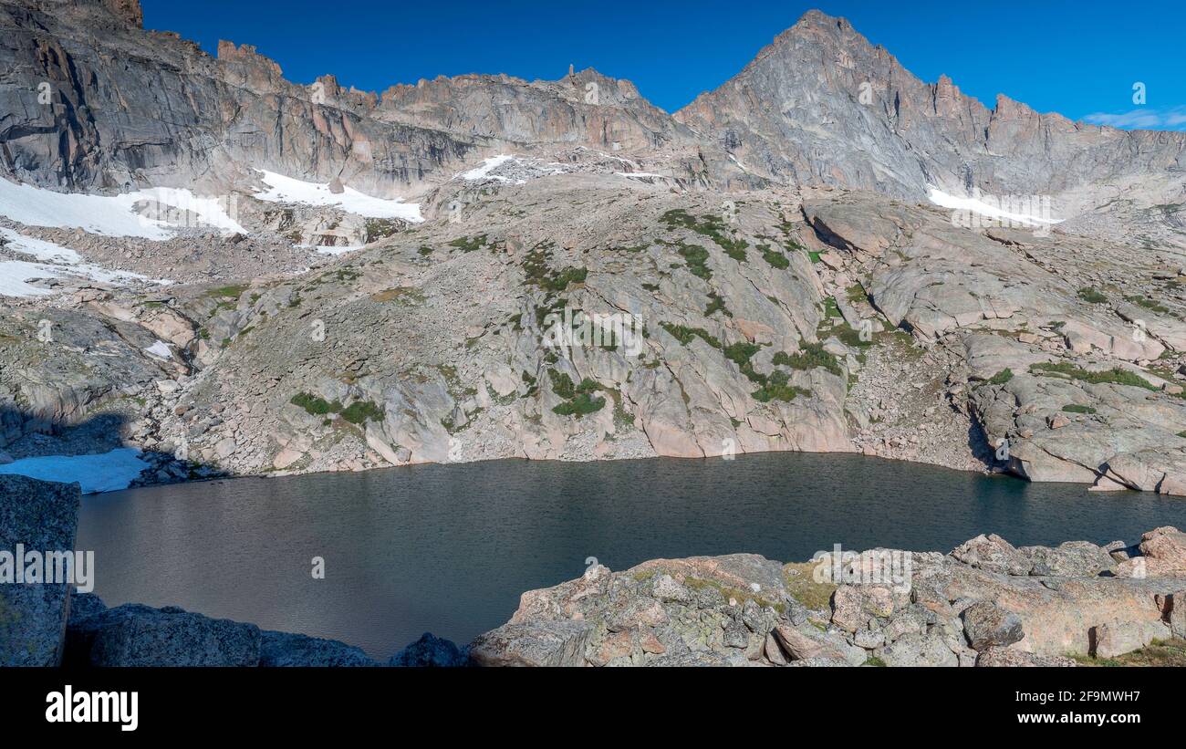 Frozen Lake is a hard to find hidden high elevation alpine lake in ...