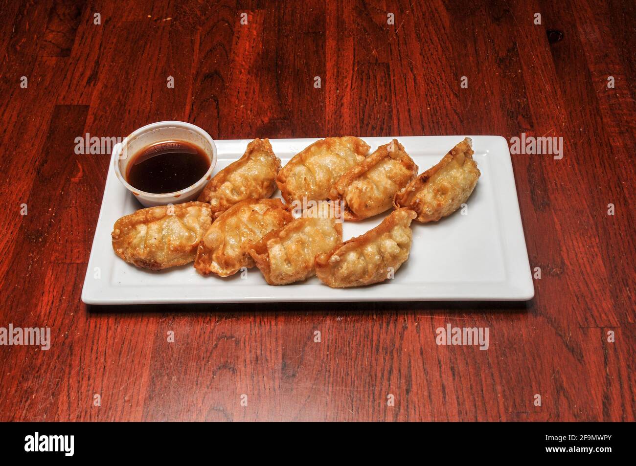 Authentic traditional Japanese dish known as Gyoza Stock Photo - Alamy