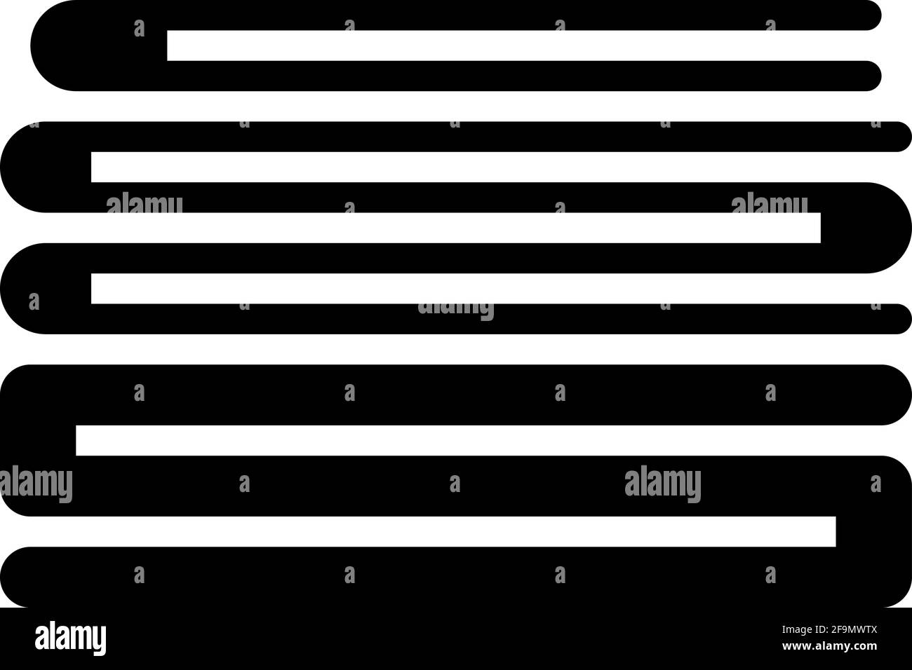 pile textile glyph icon vector illustration Stock Vector Image & Art ...