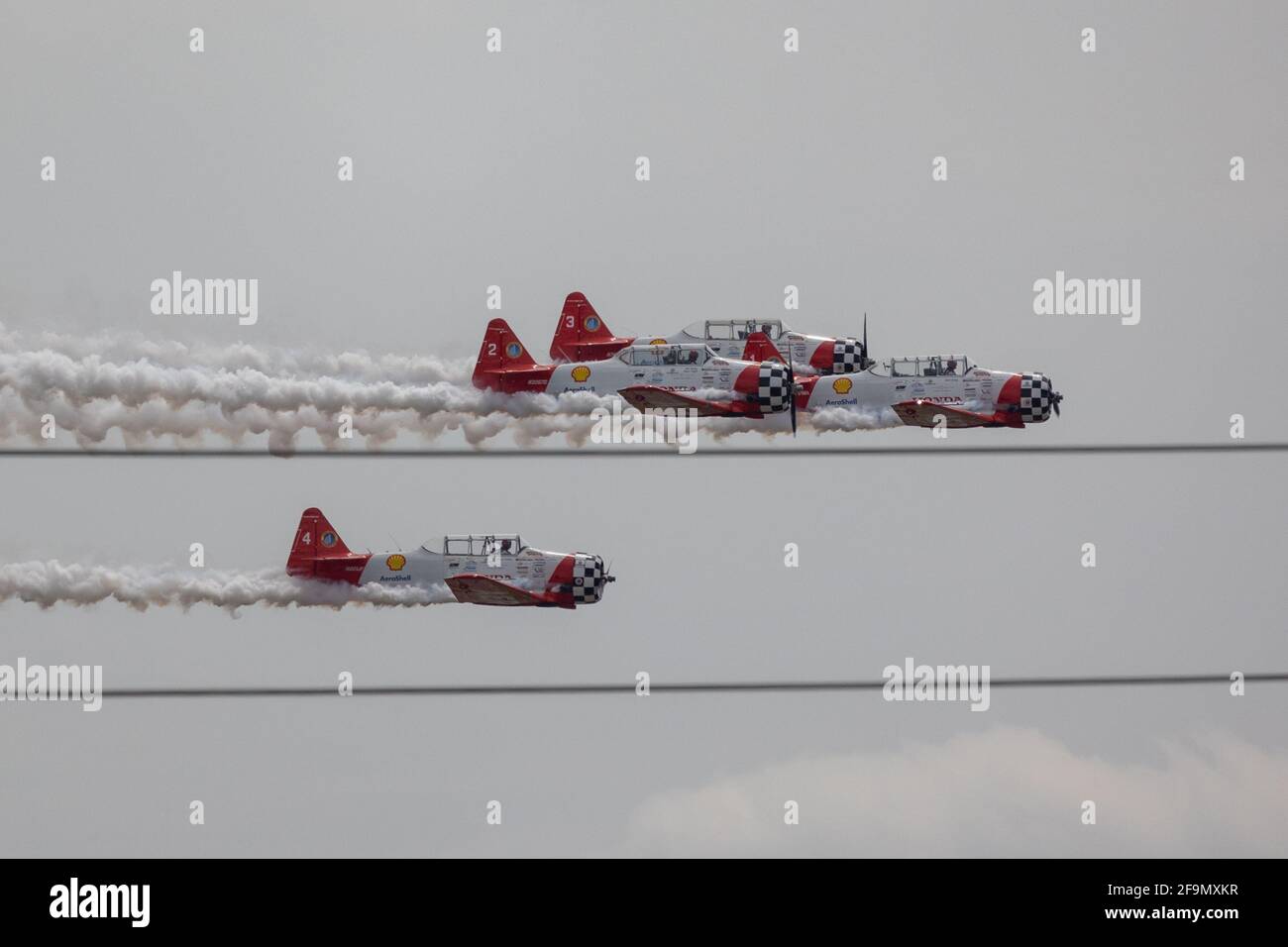 April 15th 2021, The Aeroshell Team perform for Sun N Fun Airshow in ...