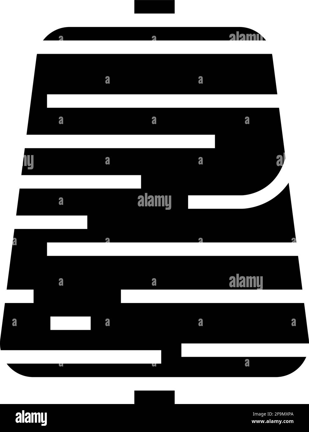 Thread isolated pile Black and White Stock Photos & Images - Alamy