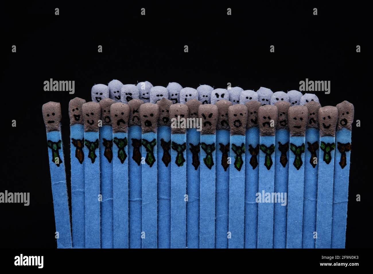 Blue matchsticks hi-res stock photography and images - Alamy