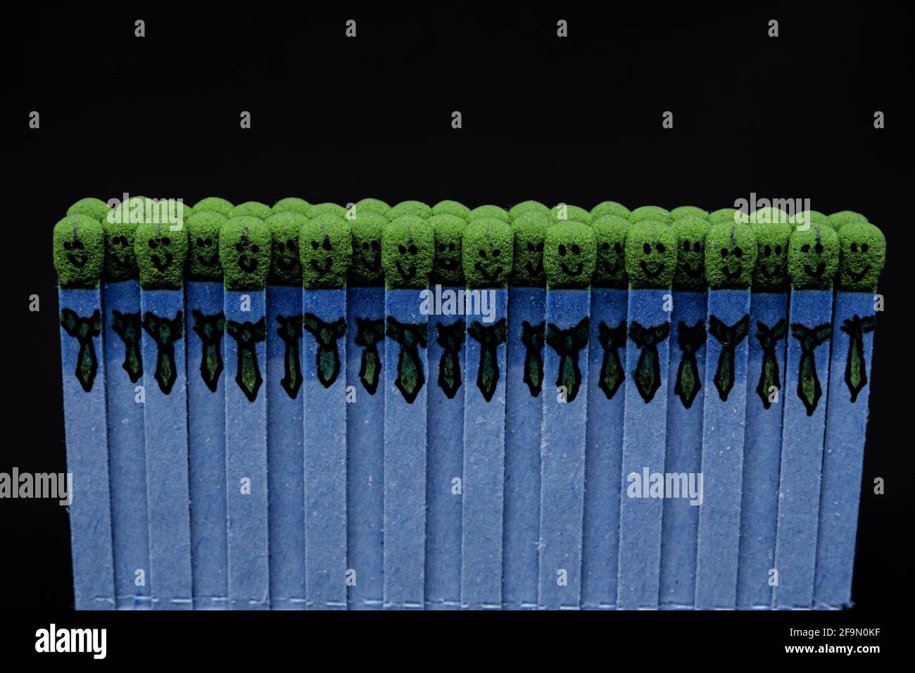 Blue matchsticks hi-res stock photography and images - Alamy