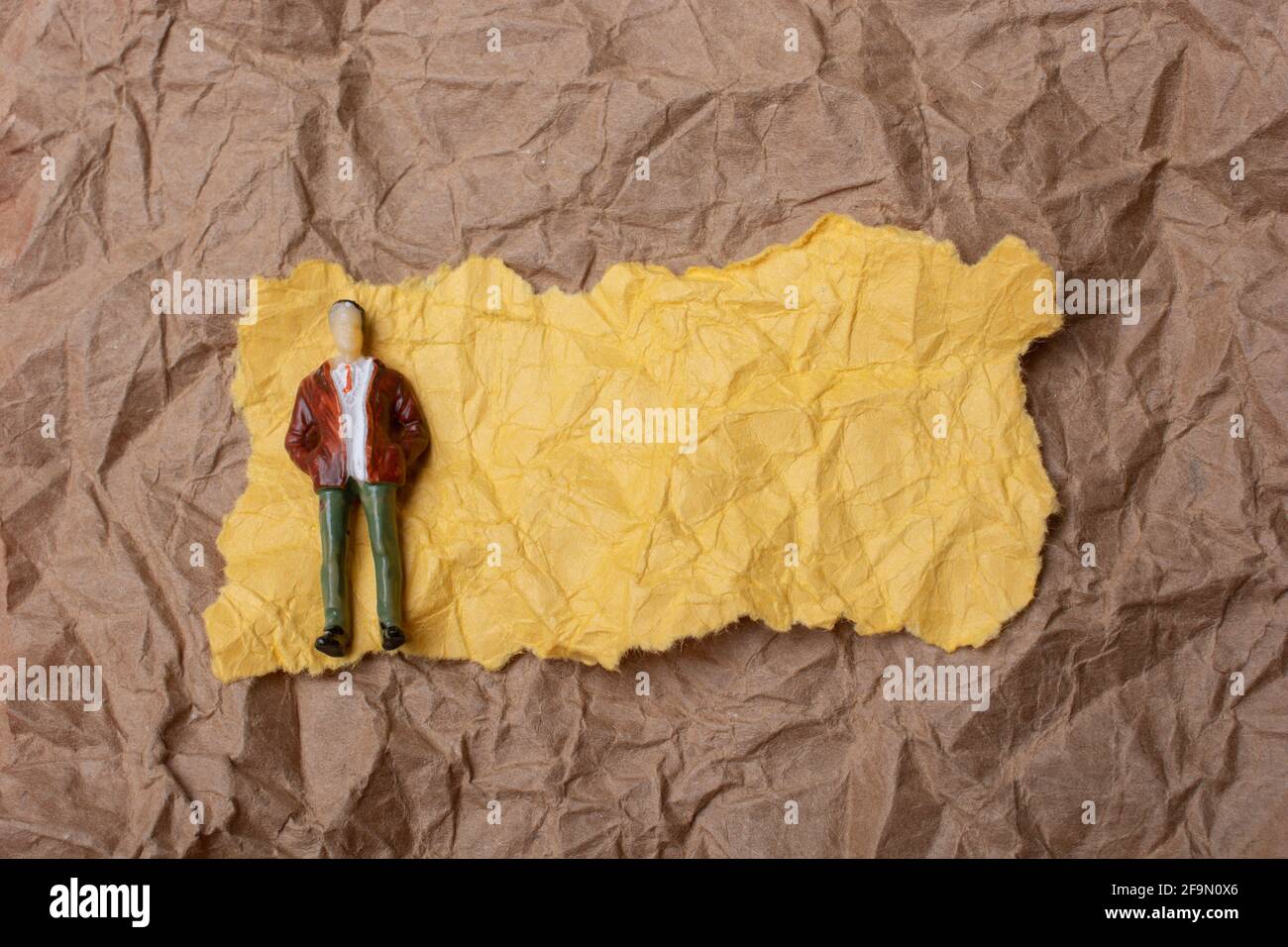 Little tiny man person figurine in view Stock Photo - Alamy