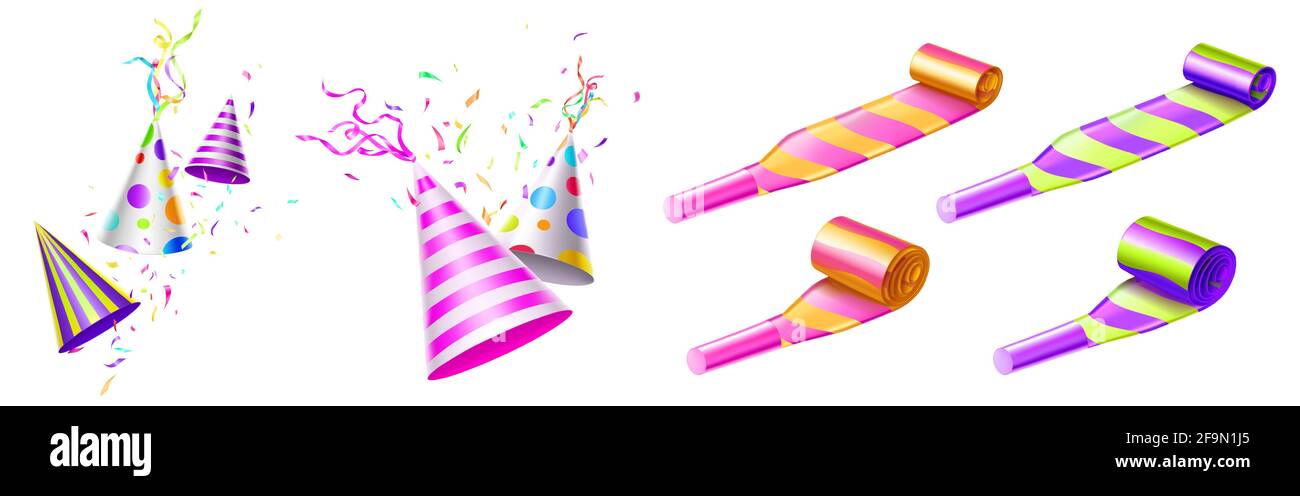 Party Blower Transparent Background