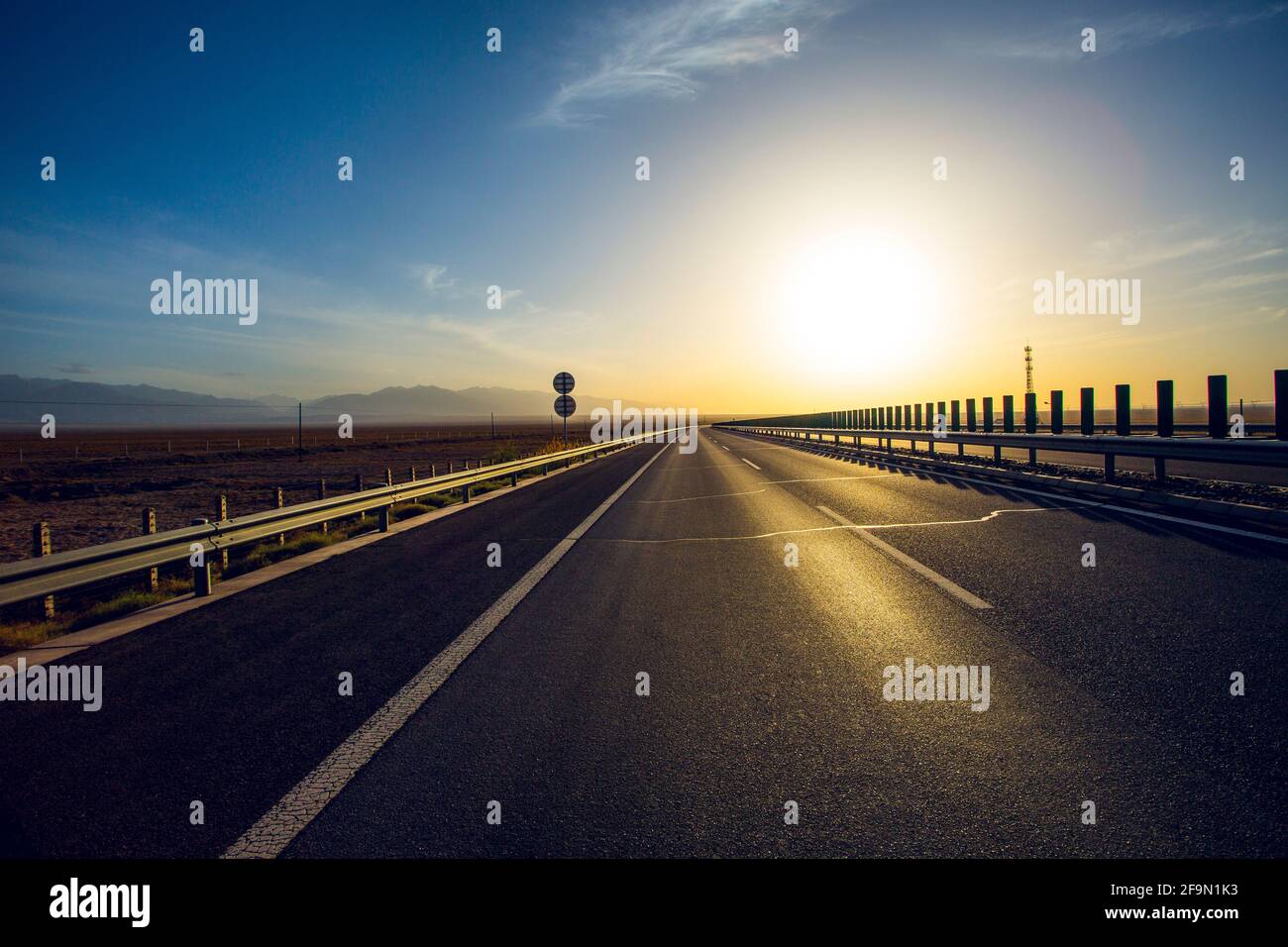 Highway in Inner Mongolia Stock Photo - Alamy