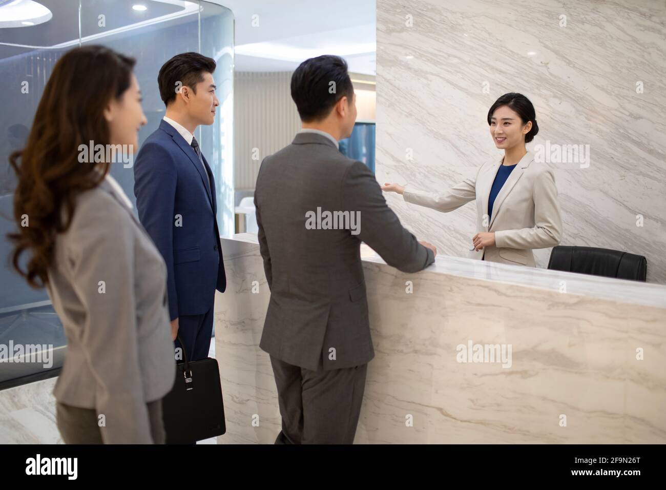 Business receptionist men 30 years hi-res stock photography and images ...