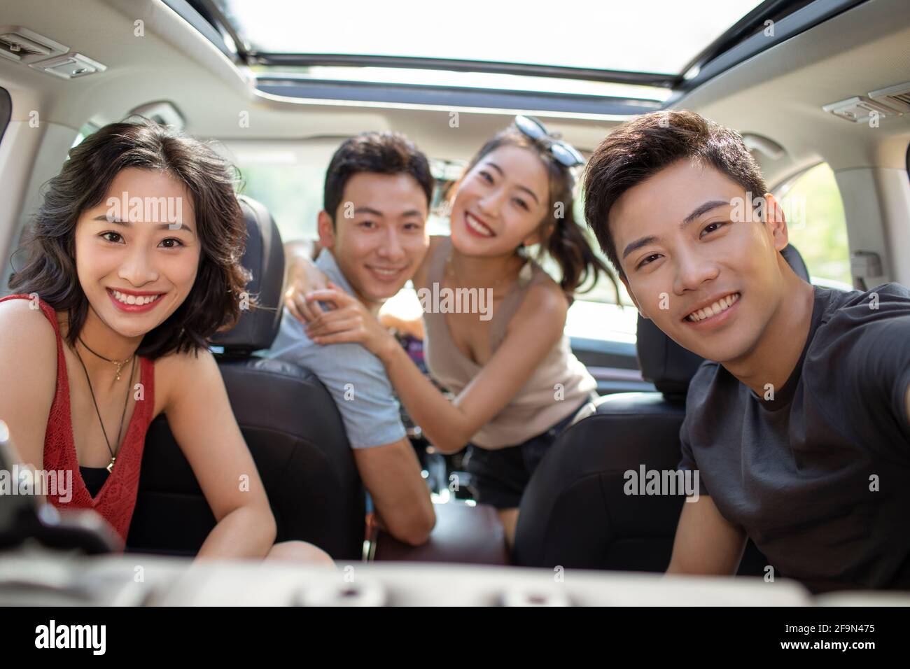 Young drivers and friends hi-res stock photography and images - Alamy