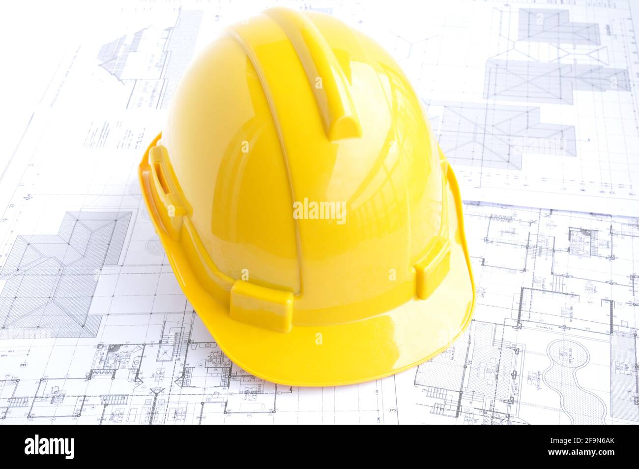 Hard hat for engineers, architects & industrial workers Stock Photo - Alamy