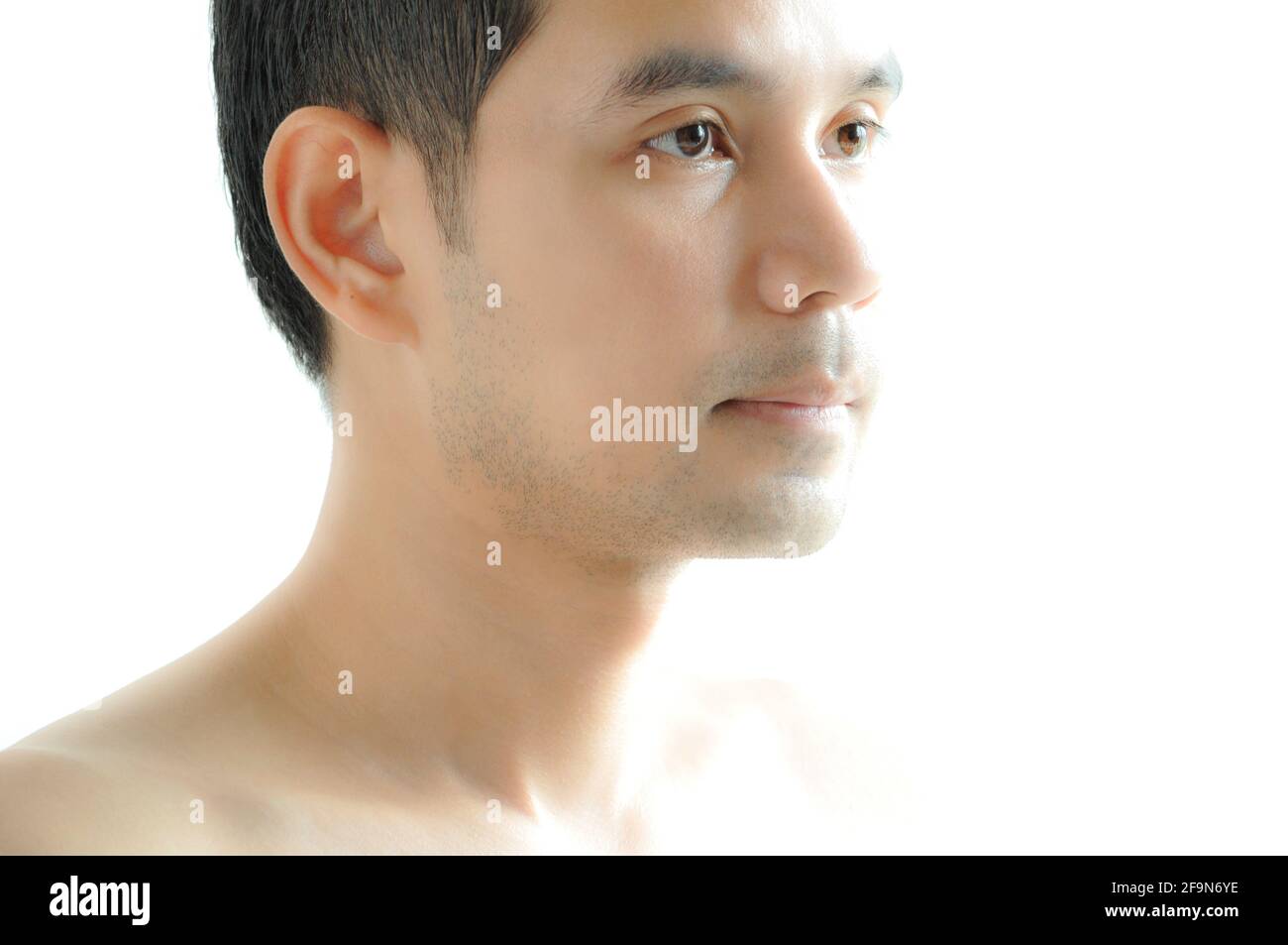 Asian man face (Thai man Stock Photo - Alamy