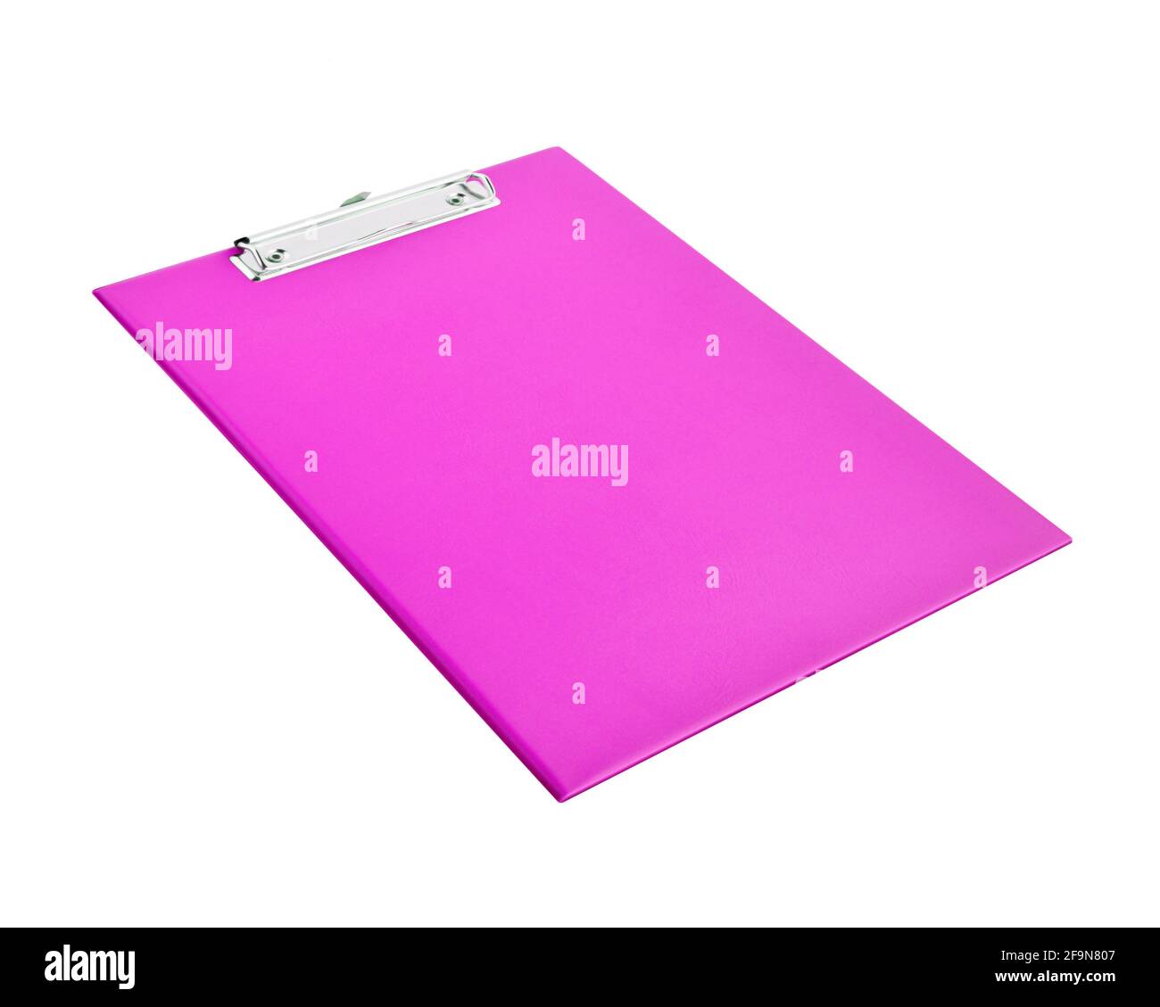 Clipboard - colorful plastic clipboard or writing board isolated on ...