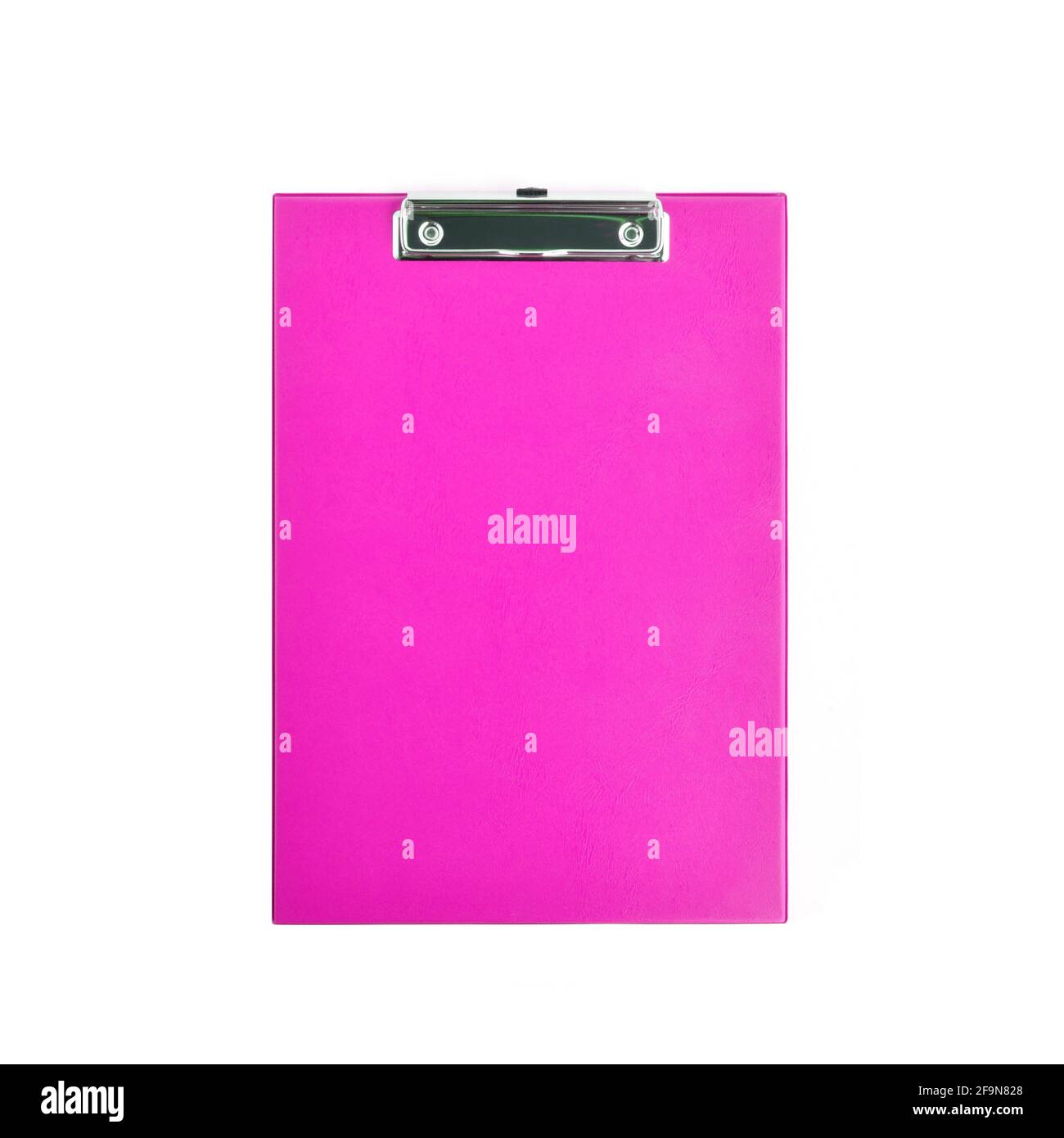 Clipboard - colorful plastic clipboard or writing board isolated on ...