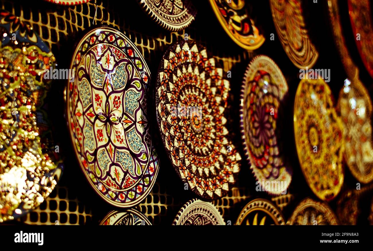 the colors in the ancient souk Stock Photo - Alamy