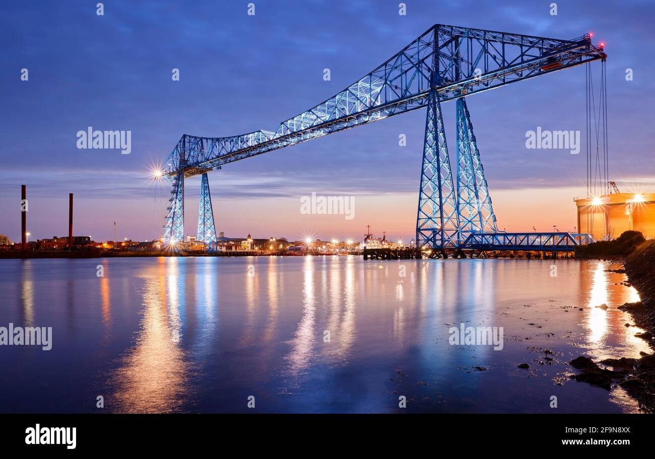 Transporter Bridge, Middlesbrough Stock Photo - Alamy