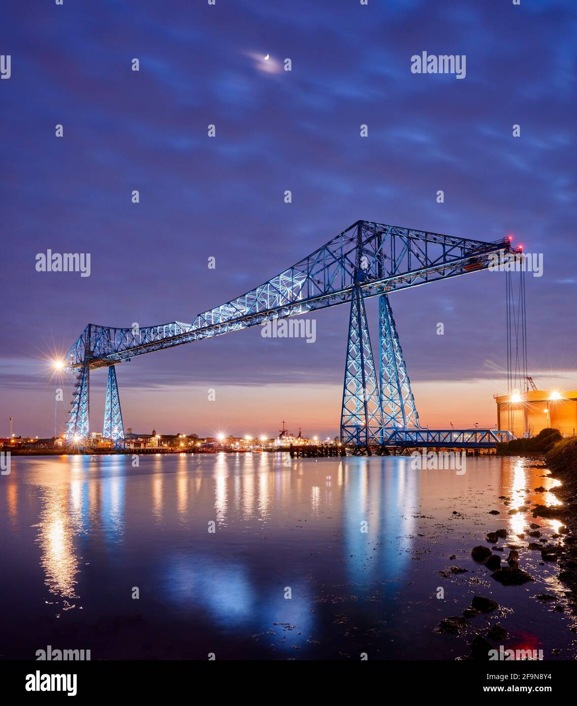 Transporter Bridge, Middlesbrough Stock Photo - Alamy