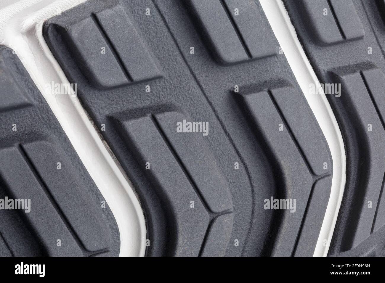 close-up full frame background of new generic contemporary sneakers ...