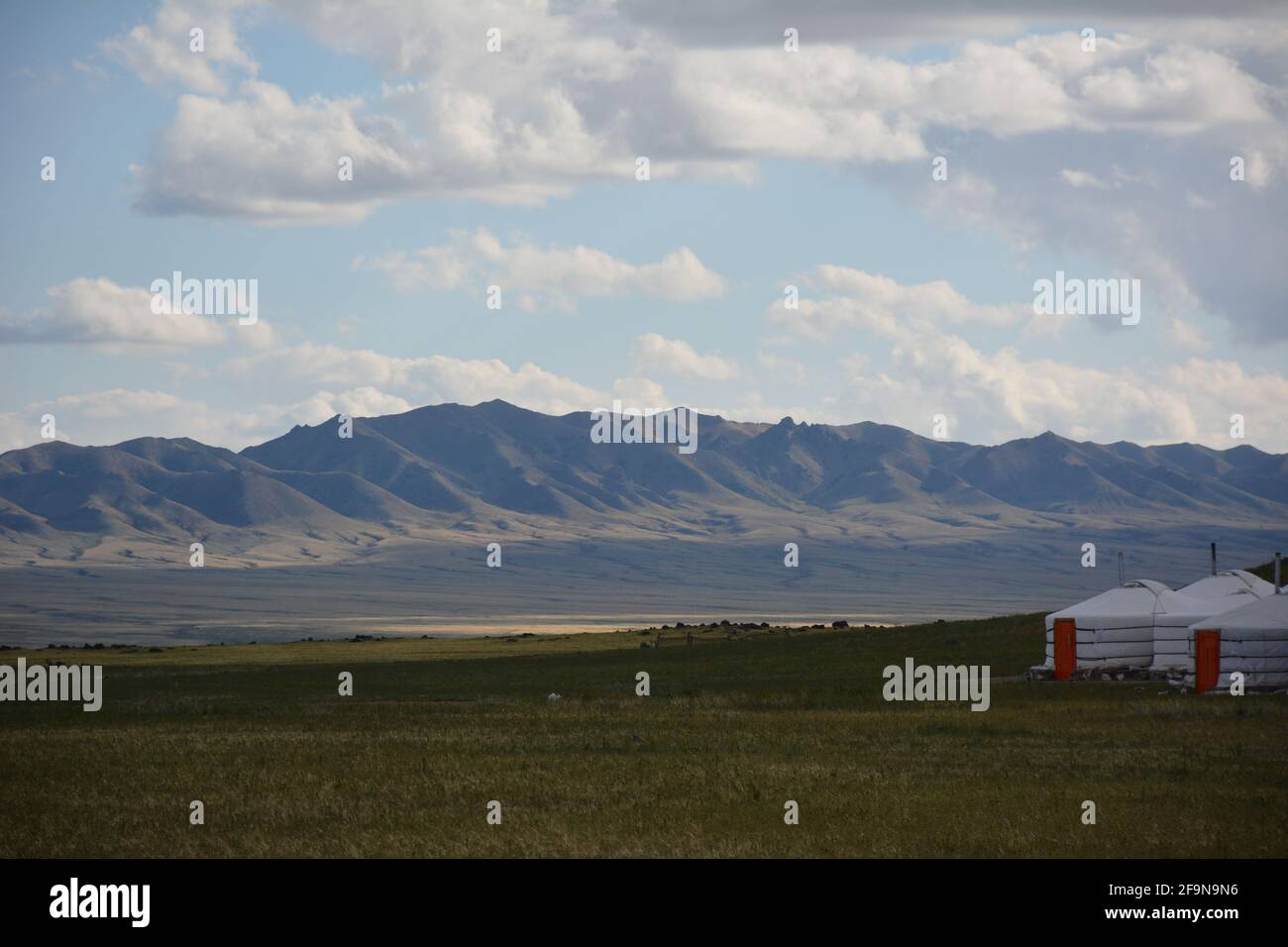 Gers at Mongolia's Three Camel Lodge enjoy spectacular views across ...