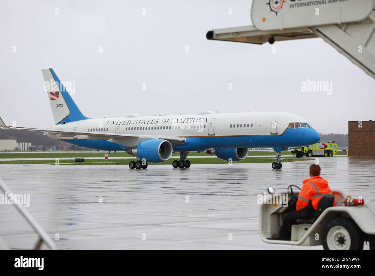 MOLINE, ILLINOIS - APRIL 19, 2021: Dr. Jill Biden, First Lady of the ...
