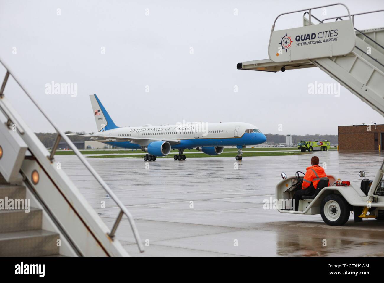 MOLINE, ILLINOIS - APRIL 19, 2021: Dr. Jill Biden, First Lady of the ...