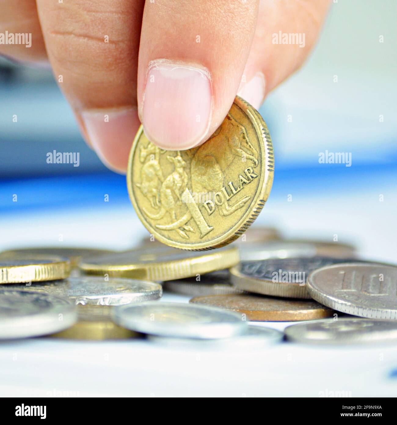 Picking Up A Coin High Resolution Stock Photography and Images - Alamy
