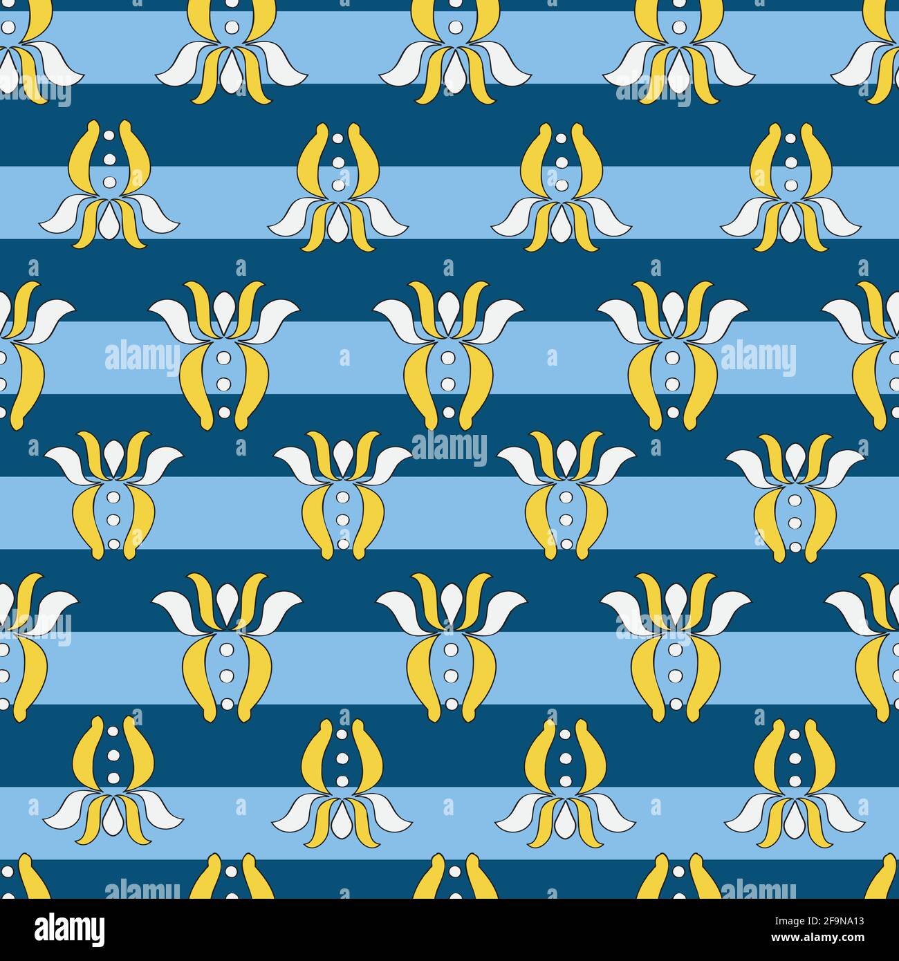 Vector bright blue breton stripes background Brittany celtic, Breton ...