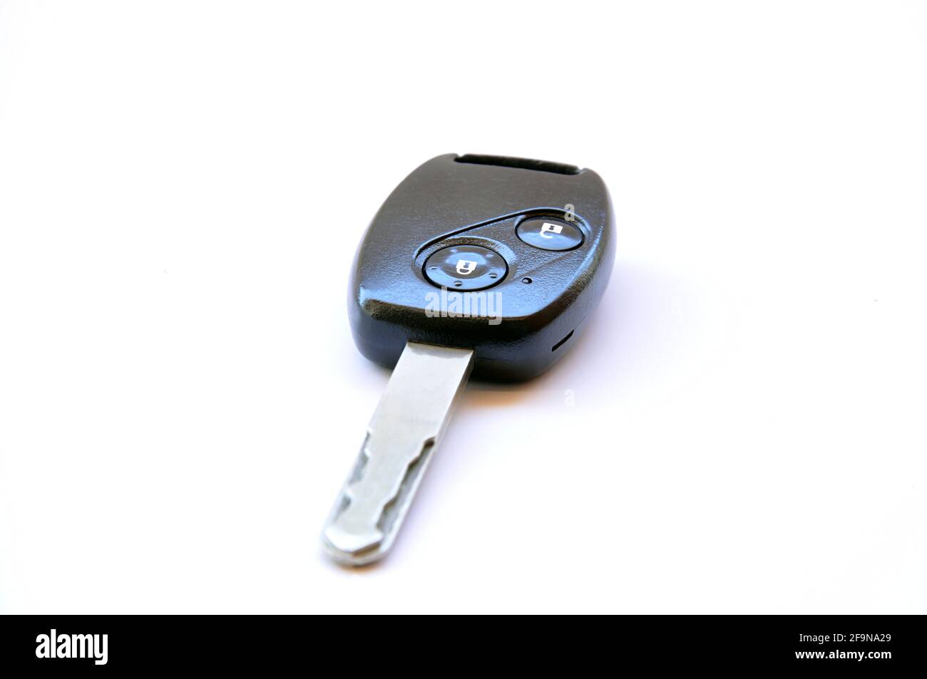 Remote control car key - isolated on white background Stock Photo - Alamy