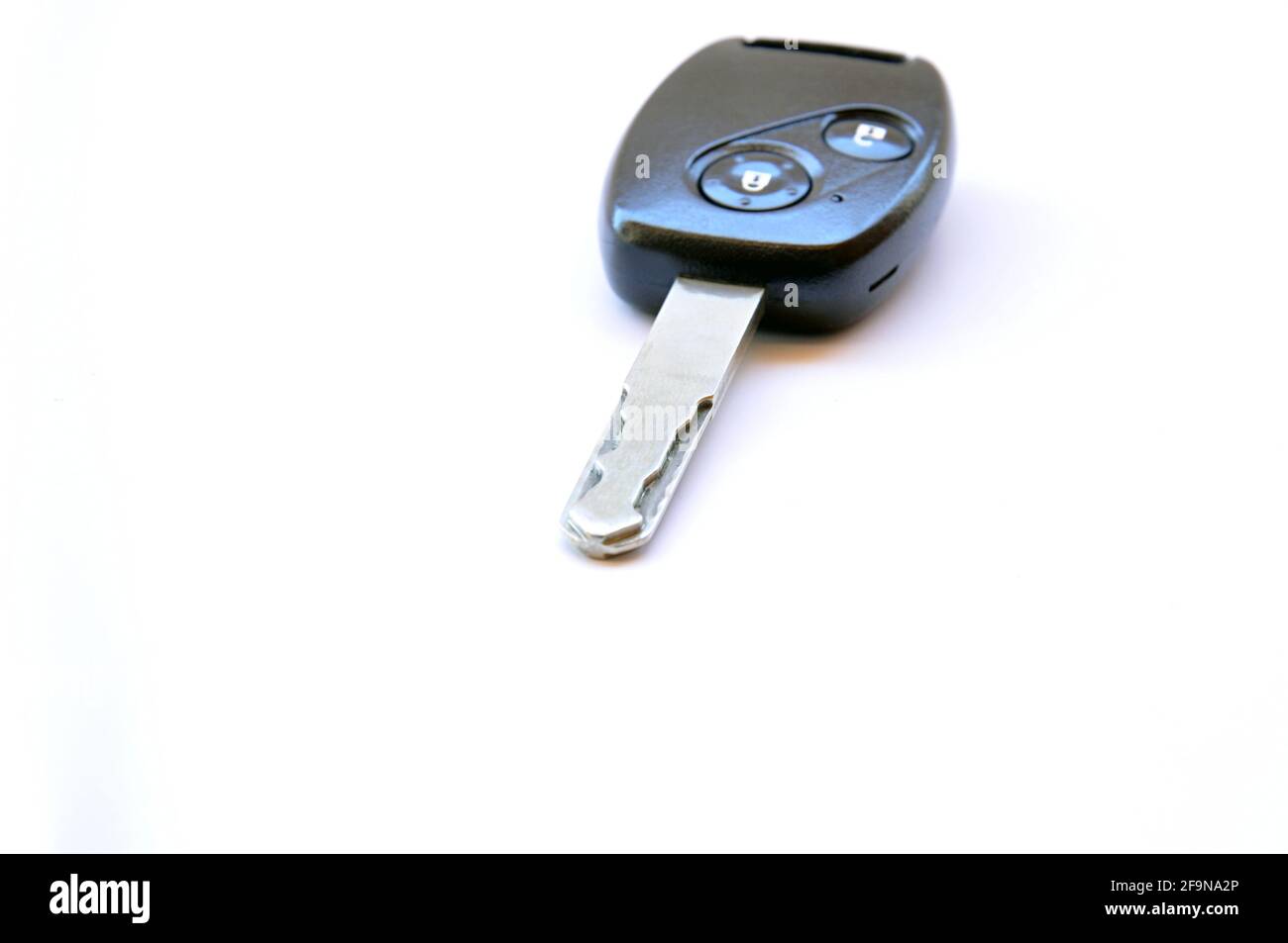 Remote control car key - isolated on white background Stock Photo - Alamy