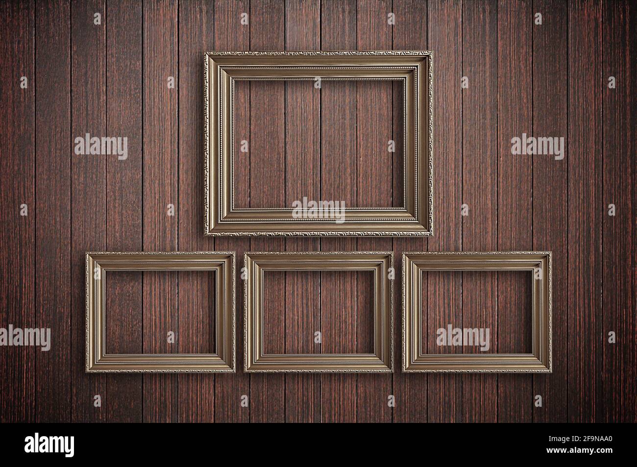 Empty picture frames wall hi-res stock photography and images - Alamy