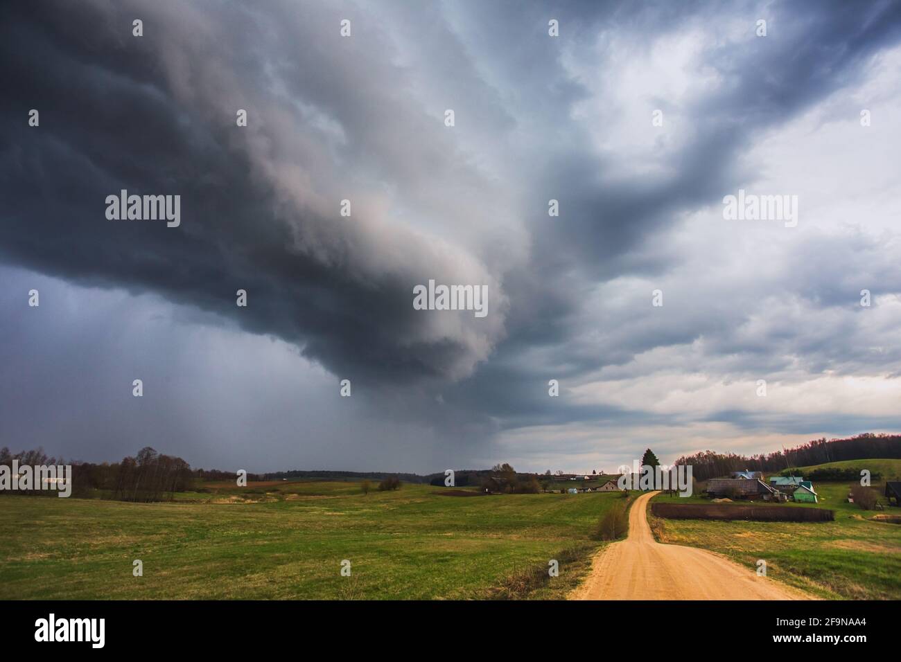 Severe Thunderstorm Clouds