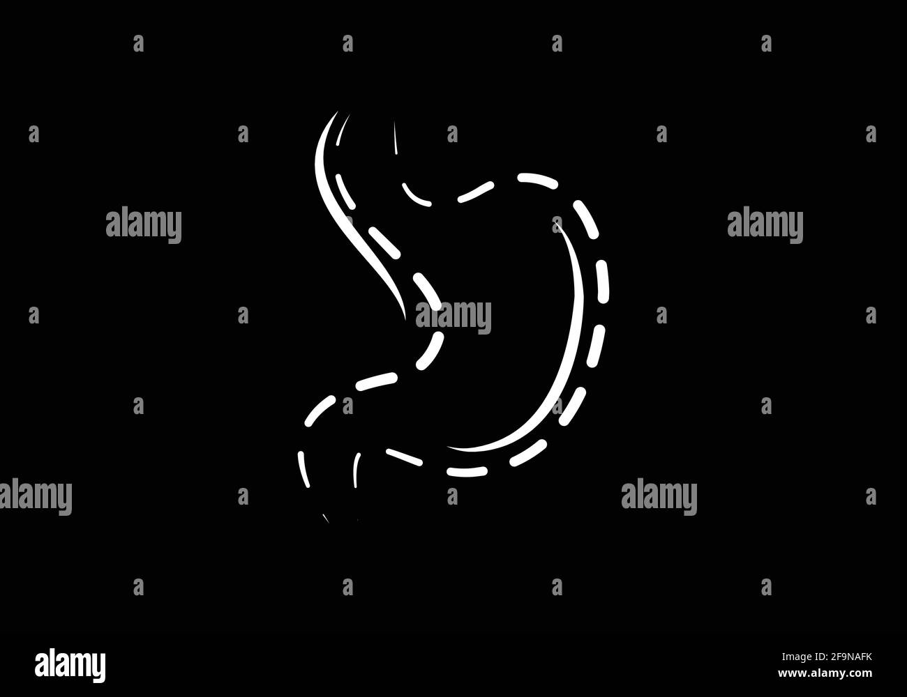 Stomach Care Logo Design Template Vector, Creative Symbol, Icon Stock ...