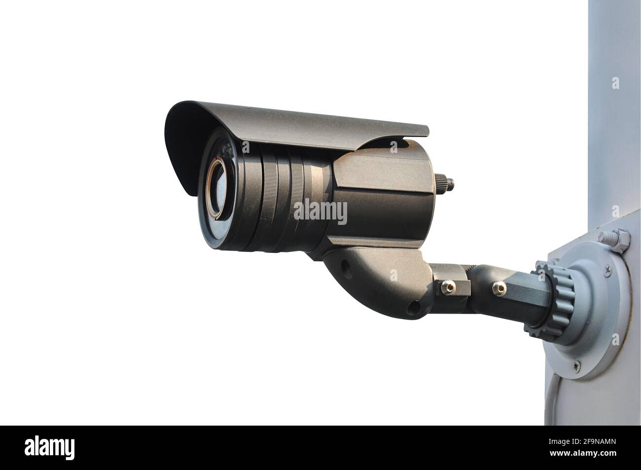 CCTV or surveillance camera on white background Stock Photo - Alamy