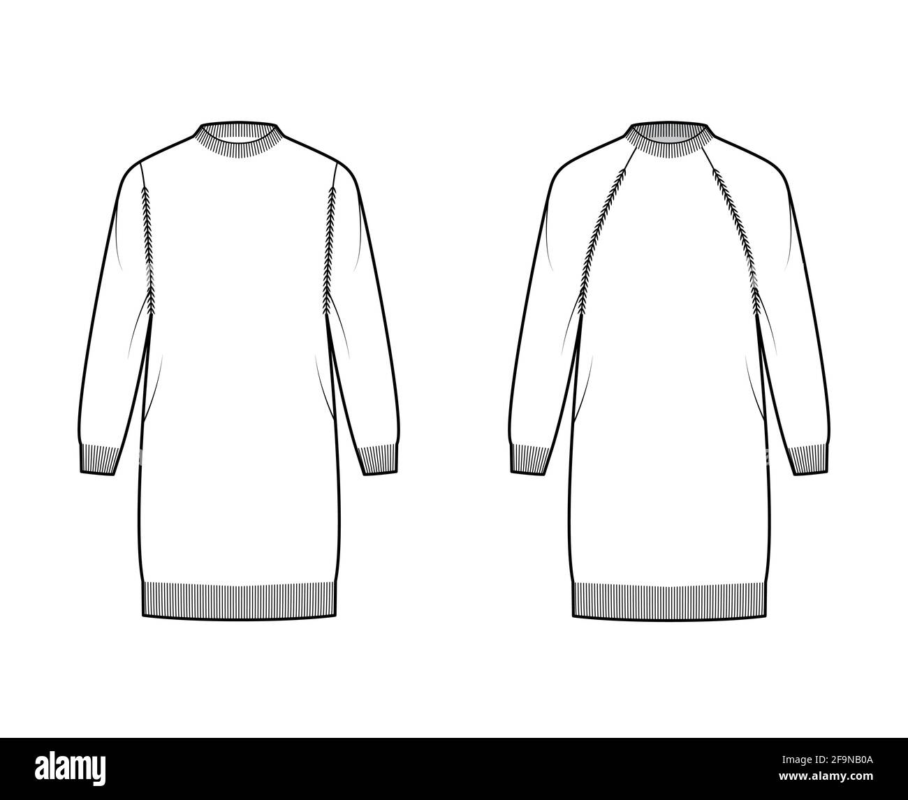 Knitted top mockup blank Cut Out Stock Images & Pictures - Alamy