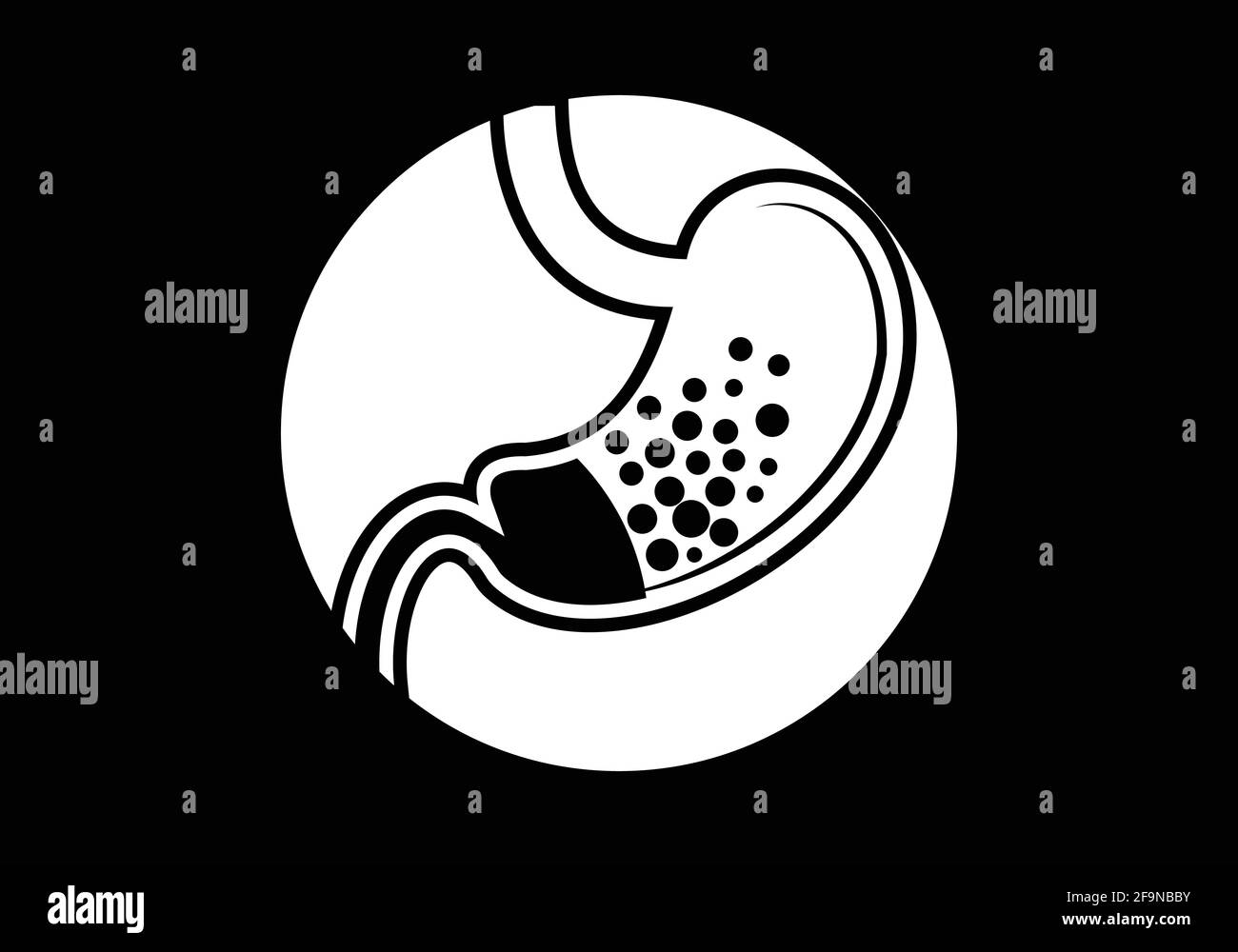 Stomach Care Logo Design Template Vector, Creative Symbol, Icon Stock ...