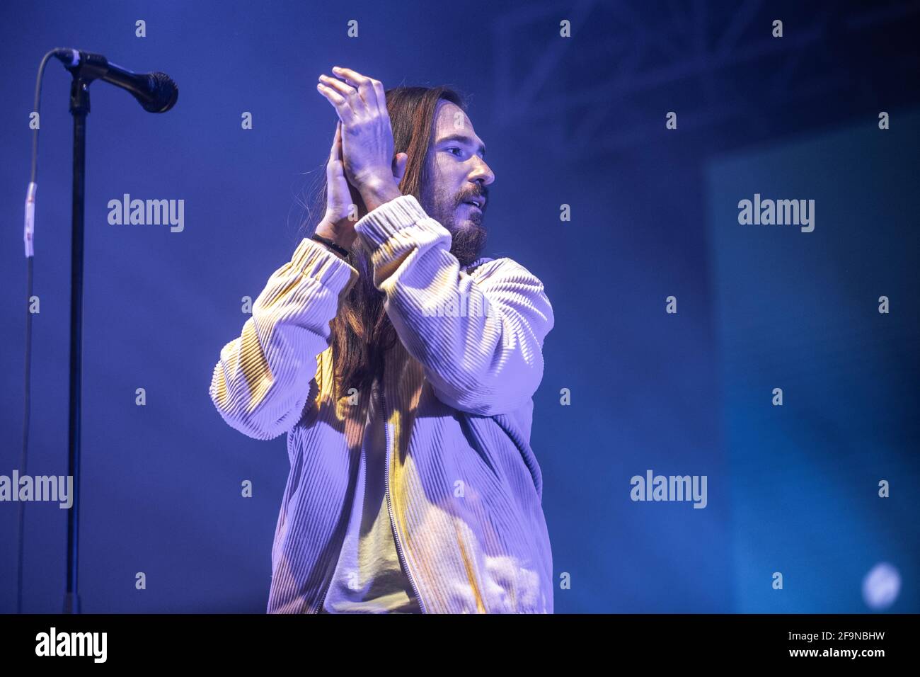 Carlos Sadness performing at Sant Jordi Club, Barcelona 17 Apr. 2021 ...