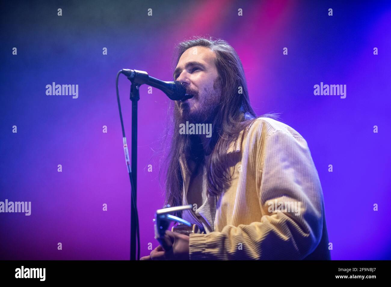 Carlos Sadness performing at Sant Jordi Club, Barcelona 17 Apr. 2021 ...