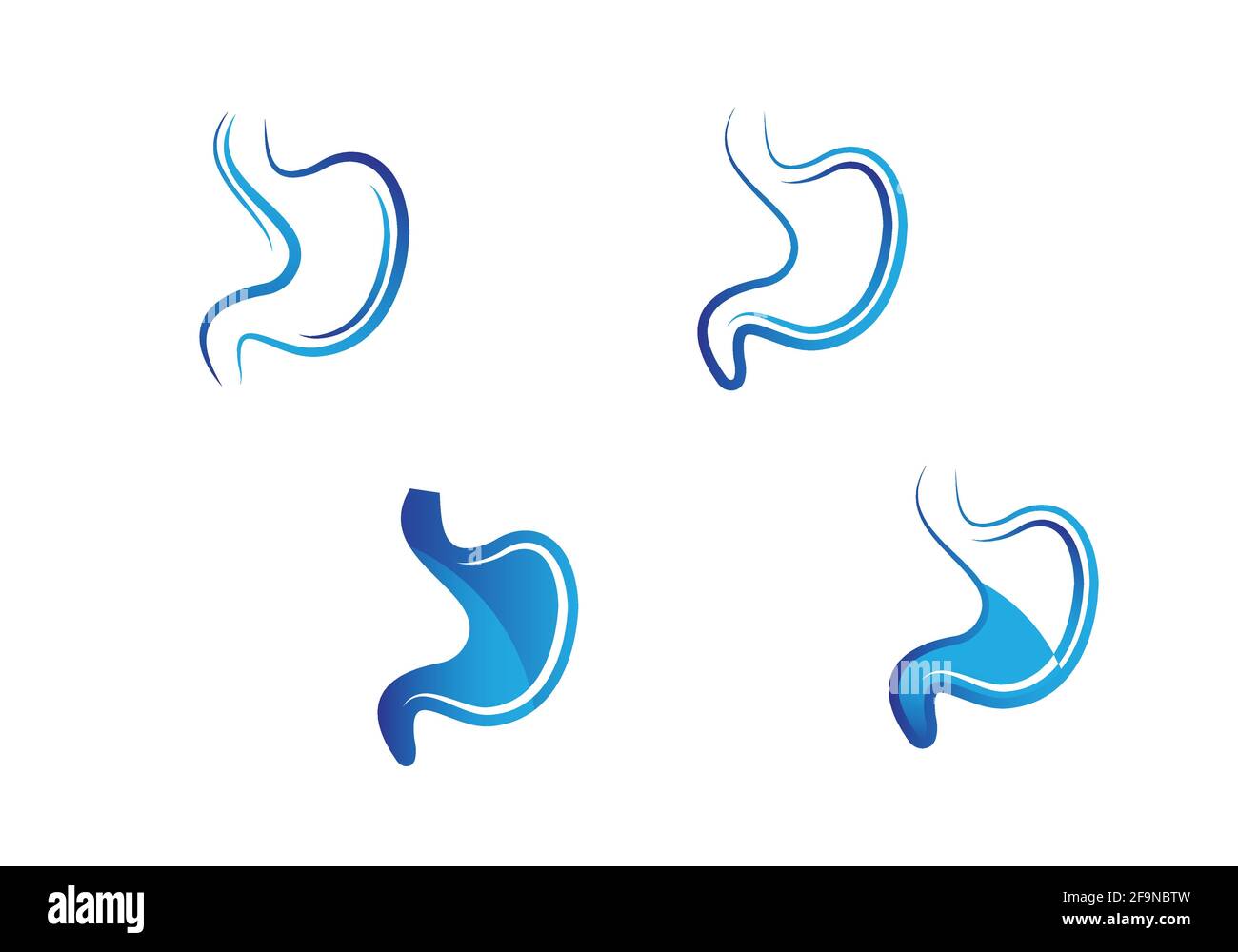 Stomach Care Logo Design Template Vector, Creative Symbol, Icon Stock ...