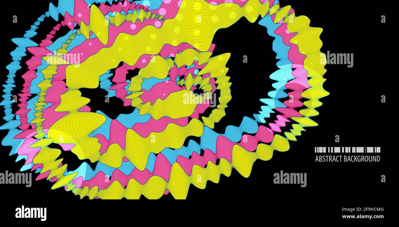 Abstract colorful background vector template with blended multiple ...