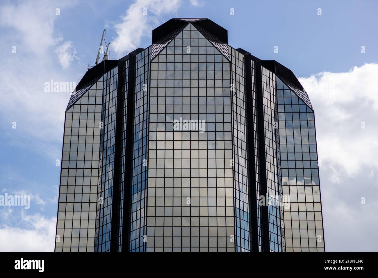 A modern glass building in Paris Stock Photo - Alamy