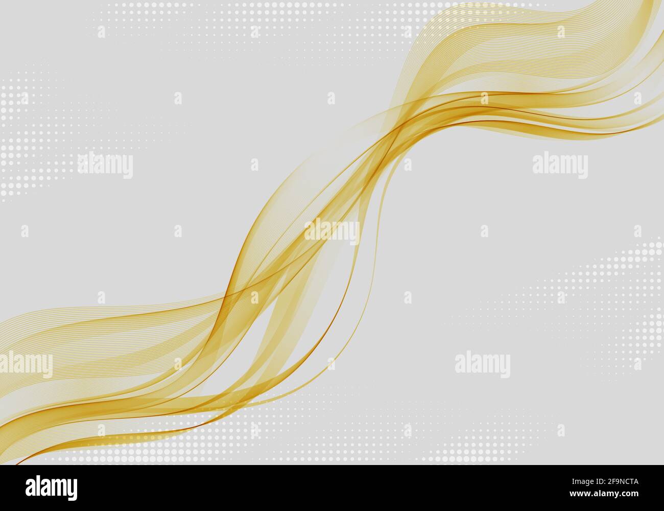 Creative yellow abstract wave Design wave flow element Stock Vector ...