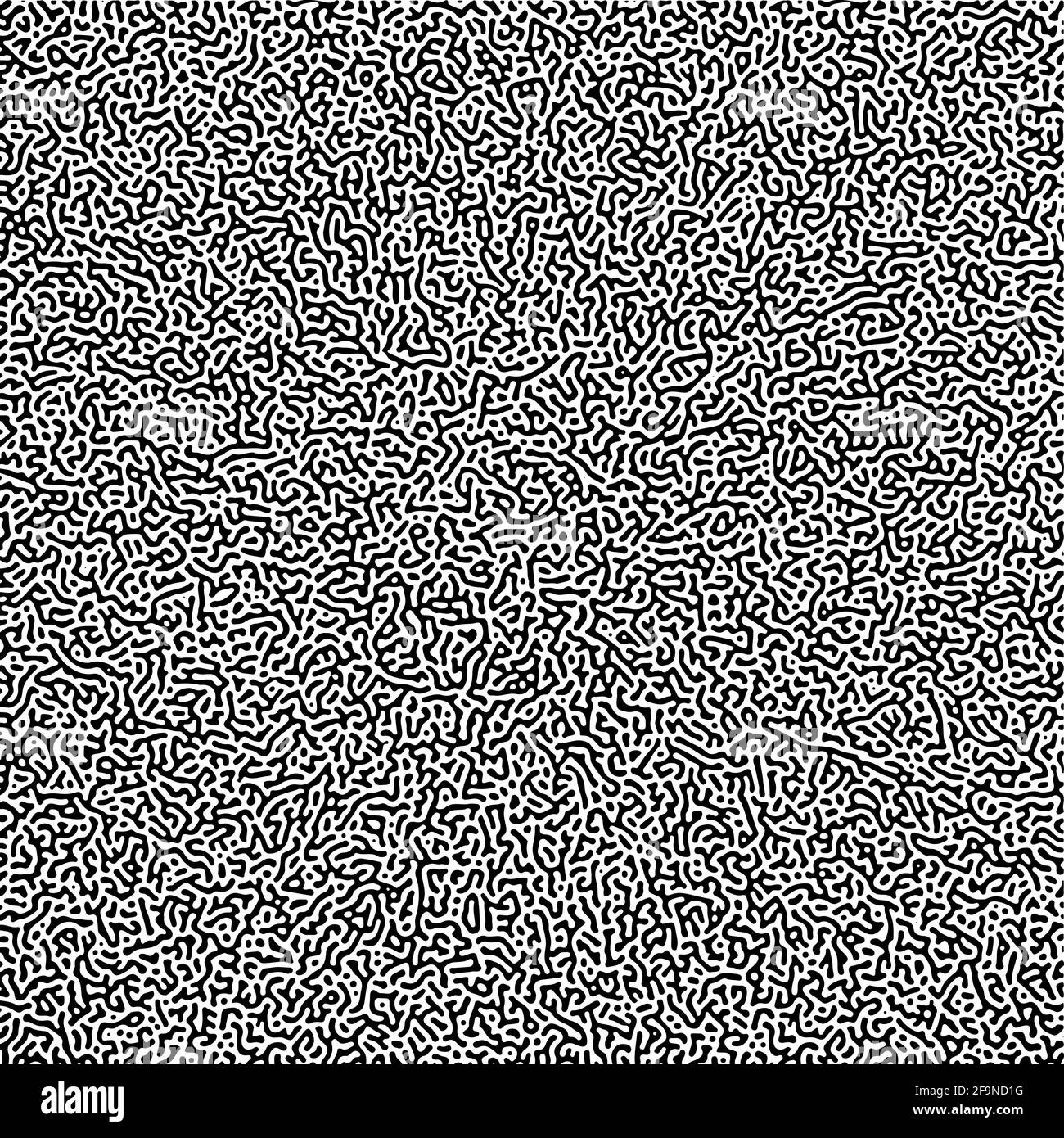 Cyclic Symmetric Multiscale Turing Pattern. Monochrome texture Stock ...