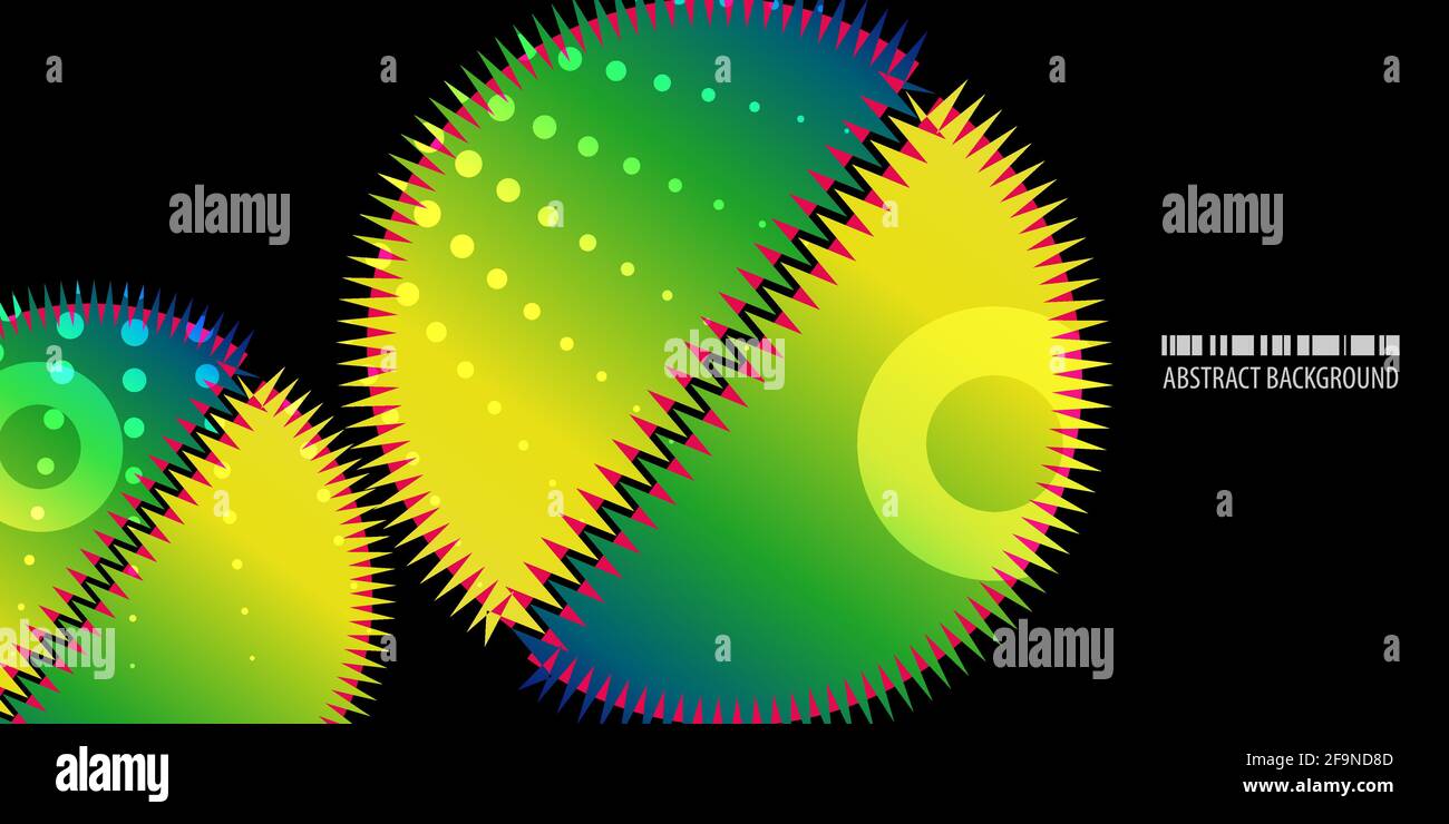 Abstract colorful background vector template with blended multiple ...