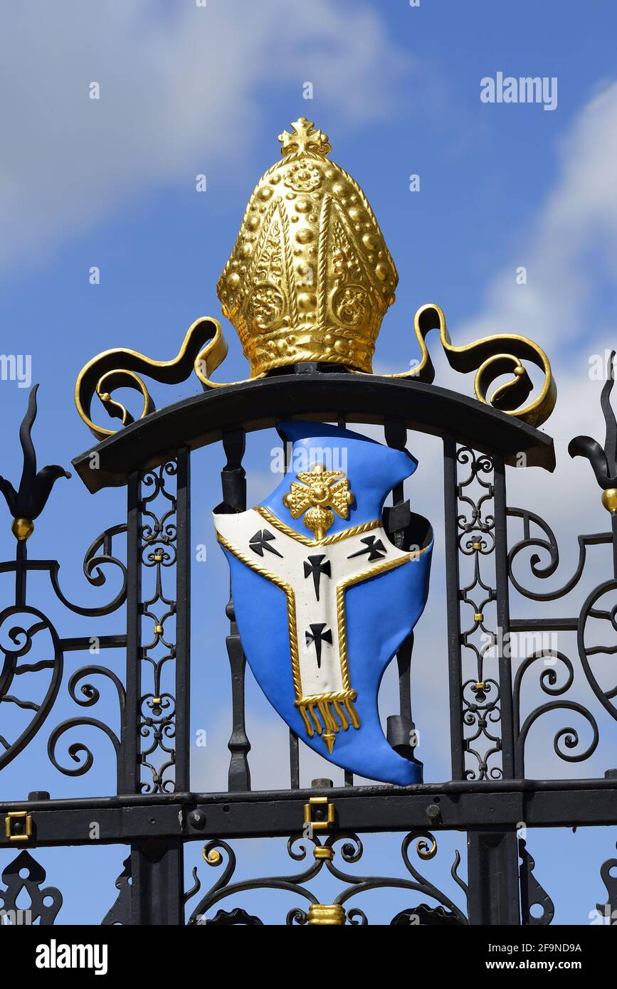 Canterbury, Kent, UK. Canterbury Cathedral: coat of arms of the ...